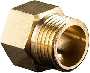 1pc Brass Fitting F/M Metric to Imperial Thead Female to Male Thread ...
