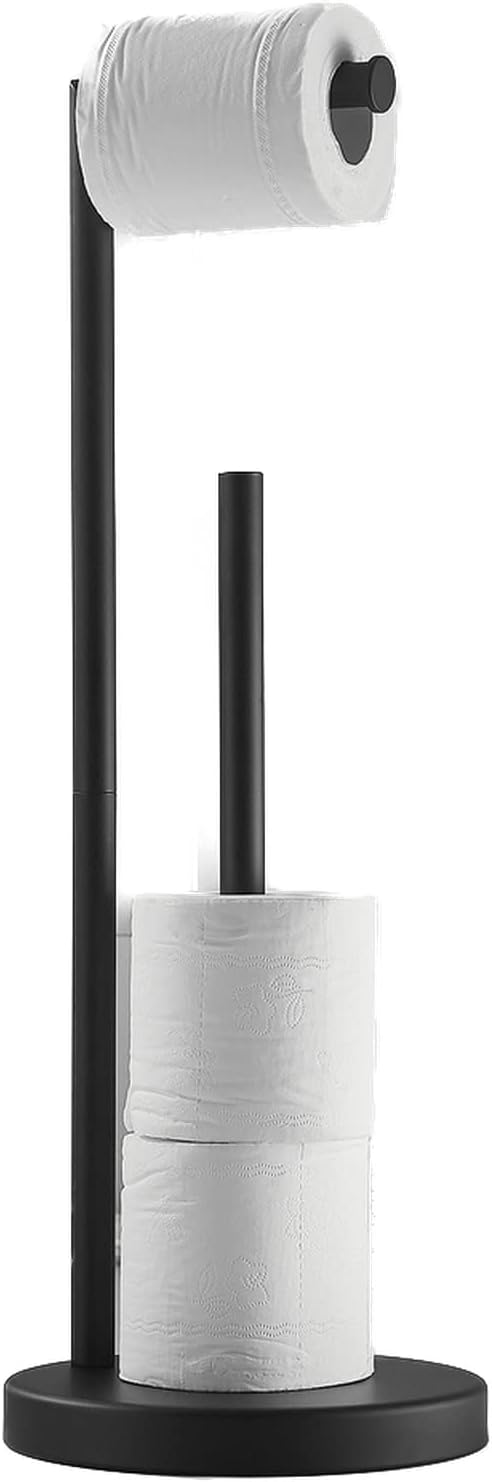 Amazon.com: SunnyPoint Bathroom Free Standing Toilet Tissue Paper Roll ...