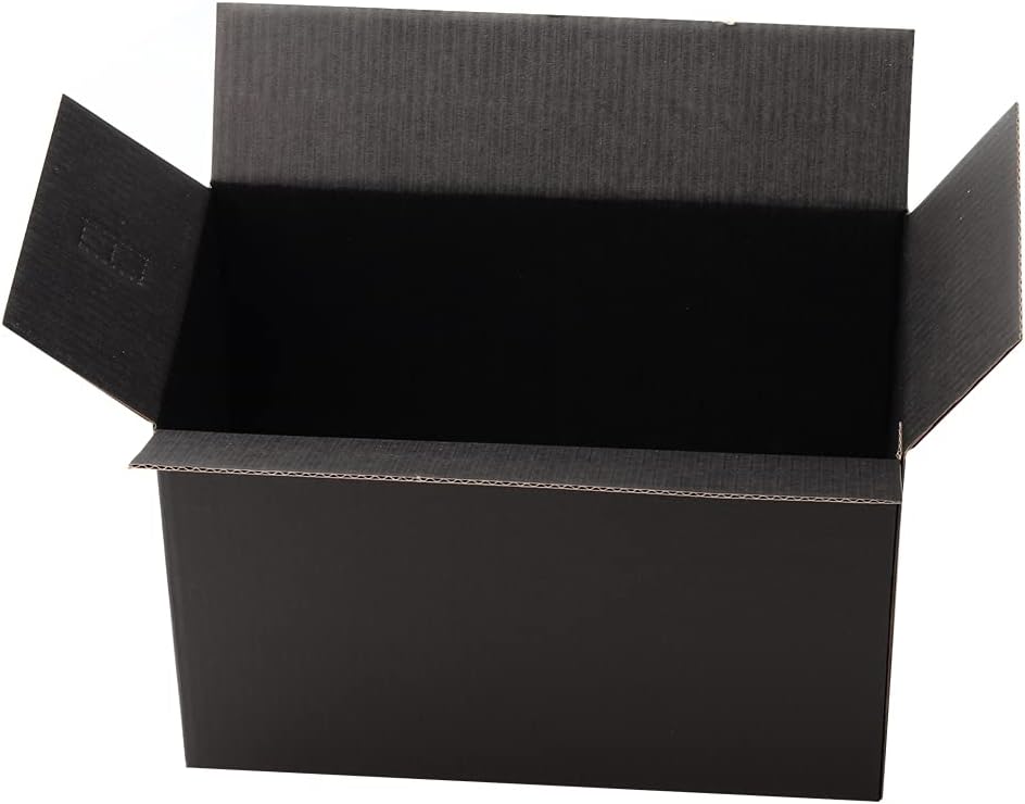 Amazon.com: Black Shipping Boxes for Small Business 25PCS/Pack 8.2x4 ...
