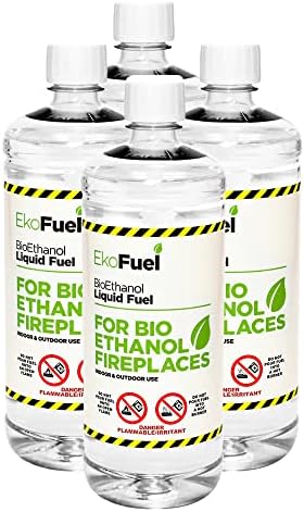 Buy EKOFUEL (6 Litre) Premium Bioethanol Fuel – Bio Ethanol Liquid Fuel ...