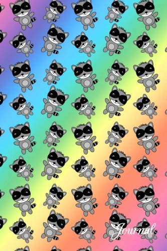 Amazon.com: Journal: Rainbow cute raccoon notebook: 9781545350911 ...