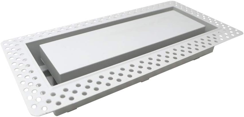 Zion Floor Register 4" x 10" Matte Black Modern Flush Mount Air ...