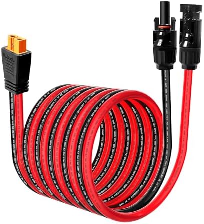 Amazon.com: YiEC ZAN 10AWG 10FT Solar to XT60i Charge Extension Cable ...
