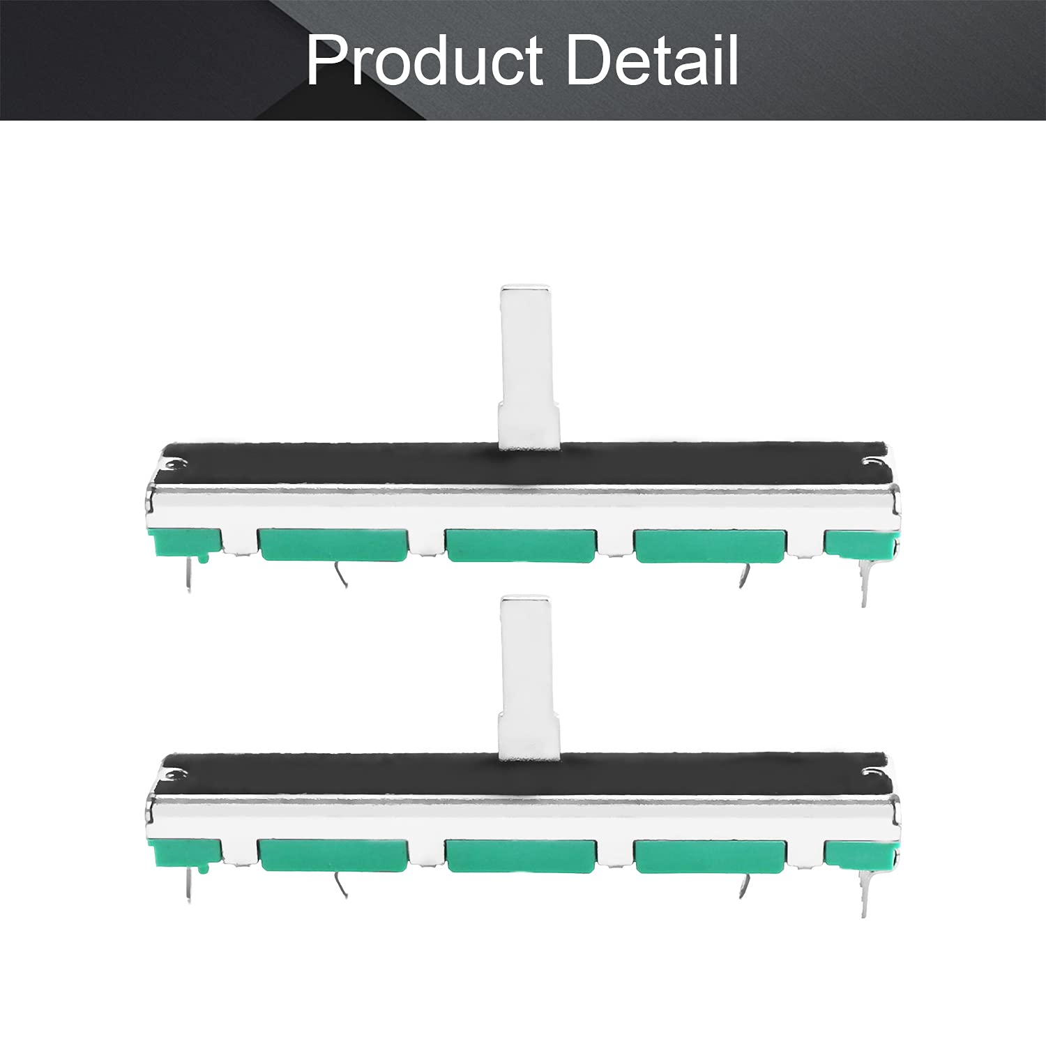 Snapklik.com : 2Pcs 10K Slide Potentiometer Carbon Film Fader Variable ...