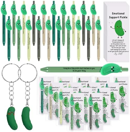Amazon.com : MotiMind 40 Sets Inspirational Pickle Emotional Support ...