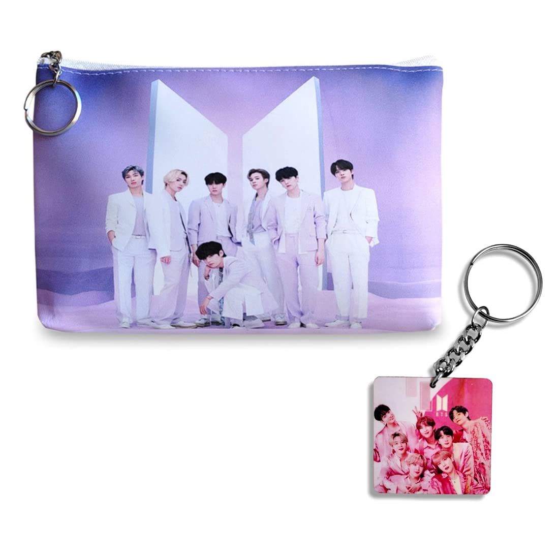 Blackpink Team Pencil Pouch & BTS Keychain Combo for Kids BTS Print Art ...