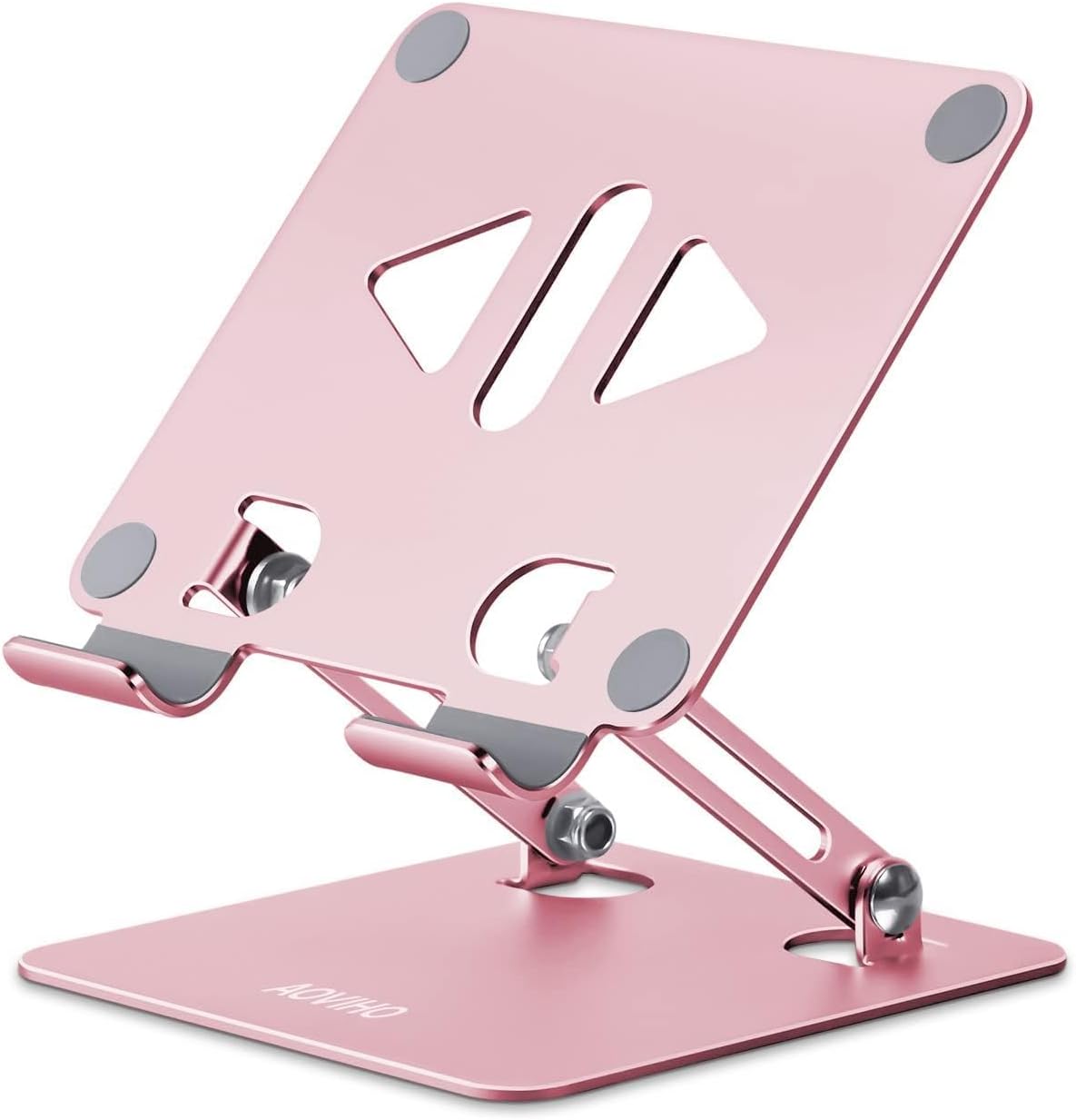 Amazon.com: Aoviho Tablet Stand Holder for Desk, Adjustable Desktop ...