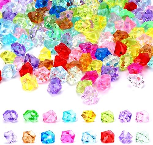 Unvtap 270 Pcs Gemstones for Kids, Pirate Jewels Treasure, Acrylic Gems ...
