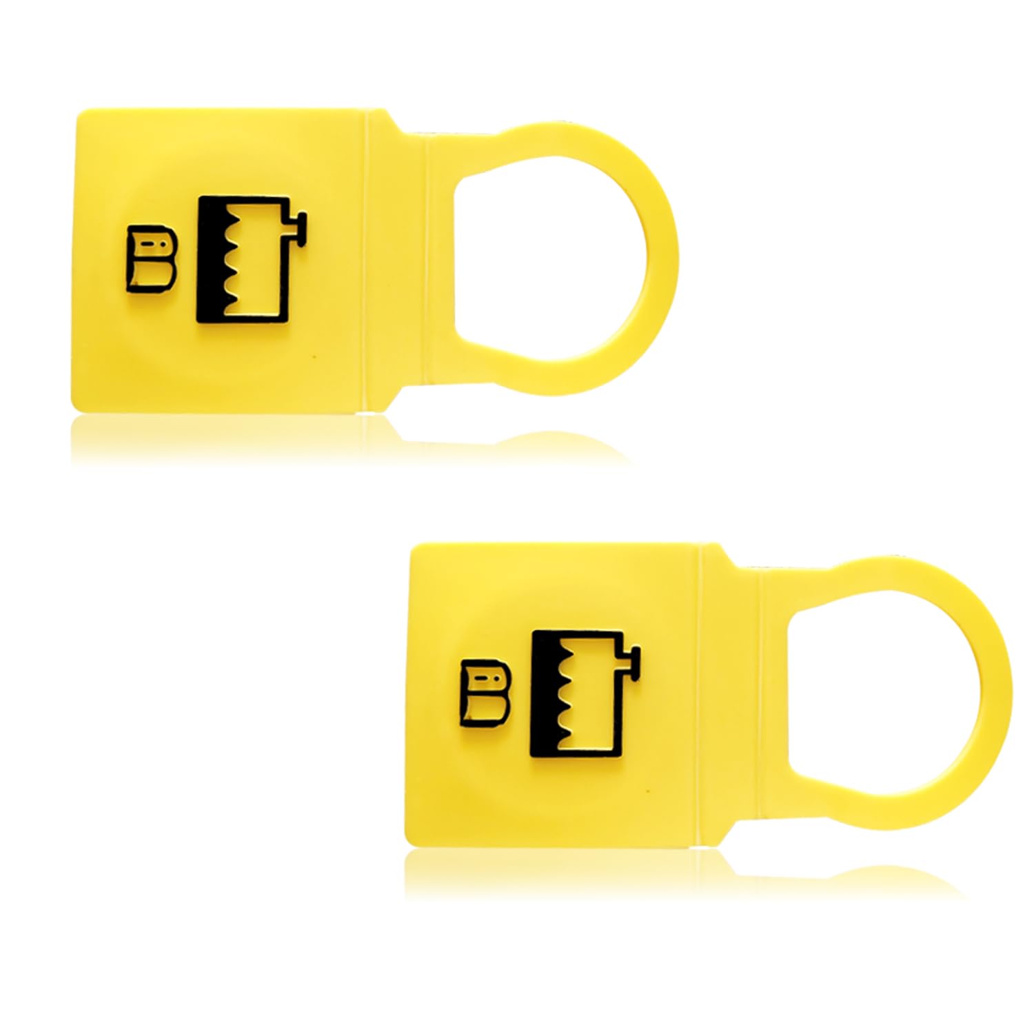 Amazon.com: 2 Pack Engine Yellow Coolant Reservoir Cap, Car Reservoir ...