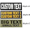 Amazon.com: Custom Text Patch, Customizable Text Personalized Large ...