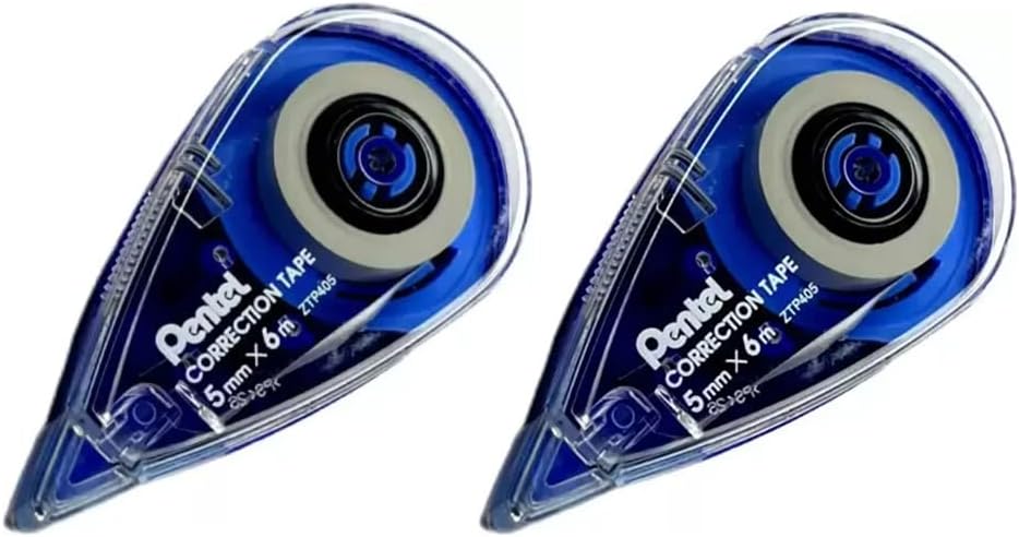 Pentel Correction Tape | Non-Toxic & Strong Adhesive Tape | 6M Long ...