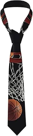 Amazon.com: Basketball Neck Ties Men'S Funny Novelty Neckties ...