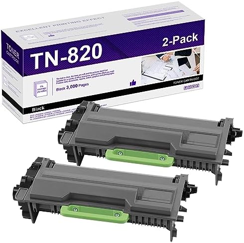 Amazon.com: TN820 Black Toner Cartridge Replacement for Brother TN-820 ...