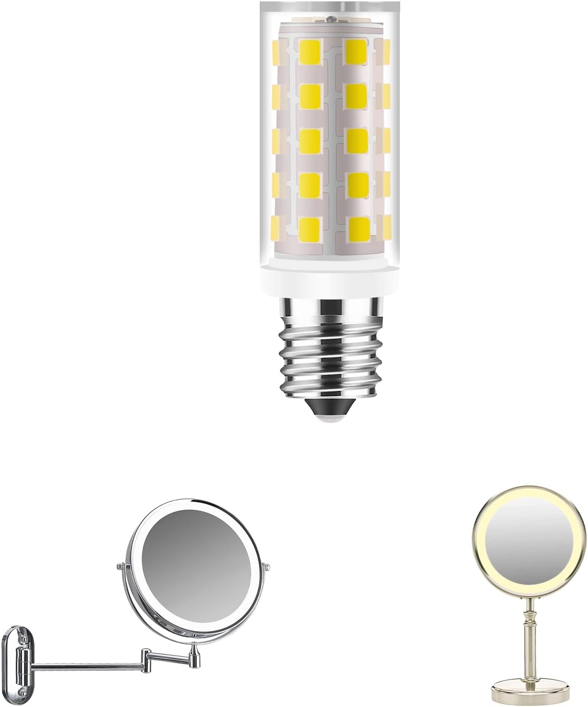 Amazon.com - 2Pack 4W LED Bulb for Cosmetic Vanity Makeup Mirror with ...