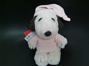 Amazon.co.jp: Snoopy Peanuts Pajamas Pink Fluffy Plush Doll Stuffed ...