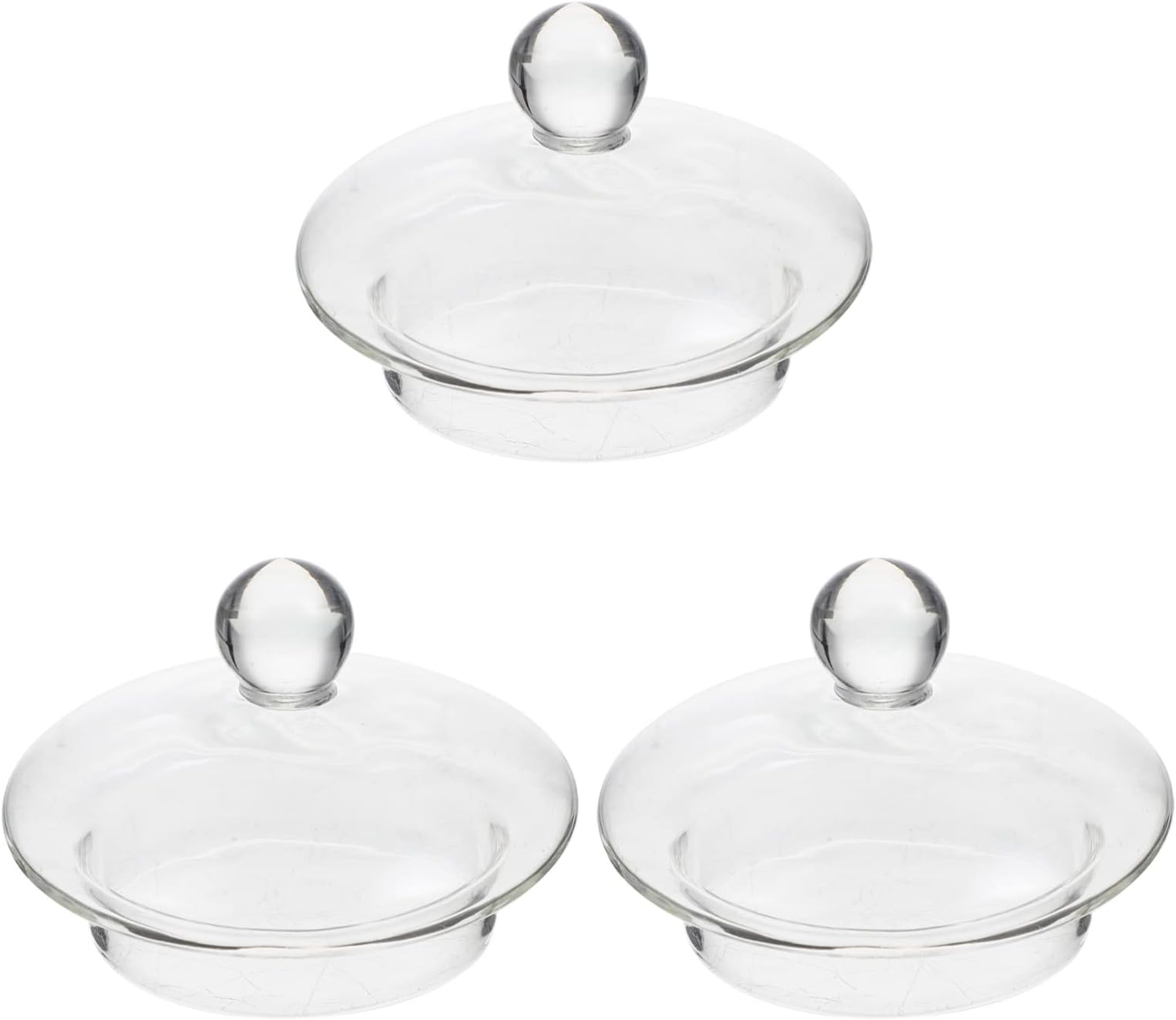 Amazon.com | 2-Pack Clear Glass Teapot Replacement Lids - Teapot ...