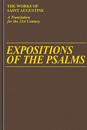 Expositions of the Psalms 51-72 (Vol. III/17) (The Works of Saint ...