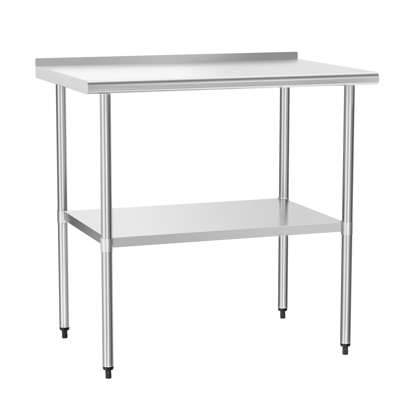Snapklik.com : HOCCOT Stainless Steel Table For Prep & Work 30 X 36 Inches