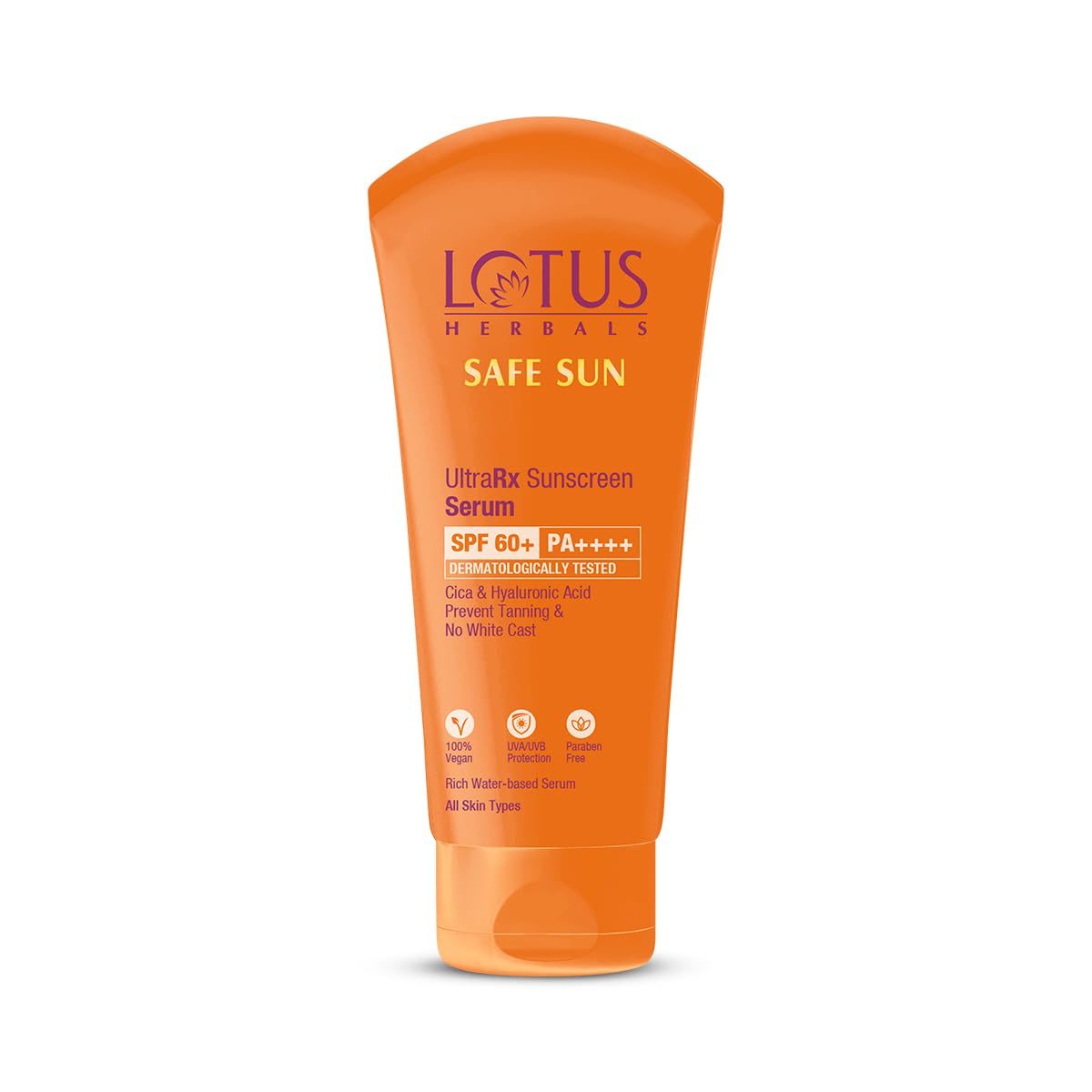 Lotus Herbals UltraRx Sunscreen Serum SPF 60+ PA++++ | No White Cast ...