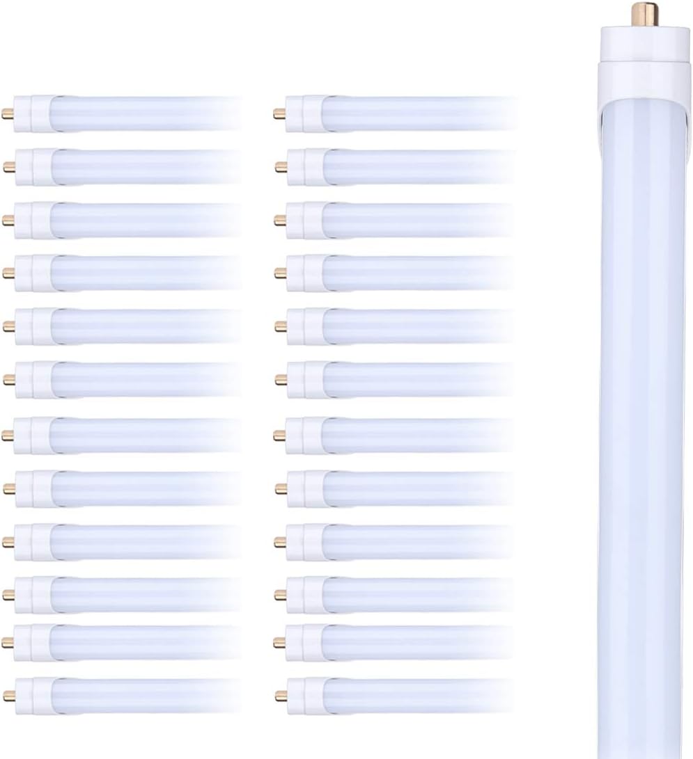 Shop Light 8FT, T8 T10 T12 LED Light Tube, 8 Foot FA8 Single Pin, 45W ...