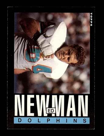Amazon.com: 1985 Topps # 316 Ed Newman Miami Dolphins (Football Card ...