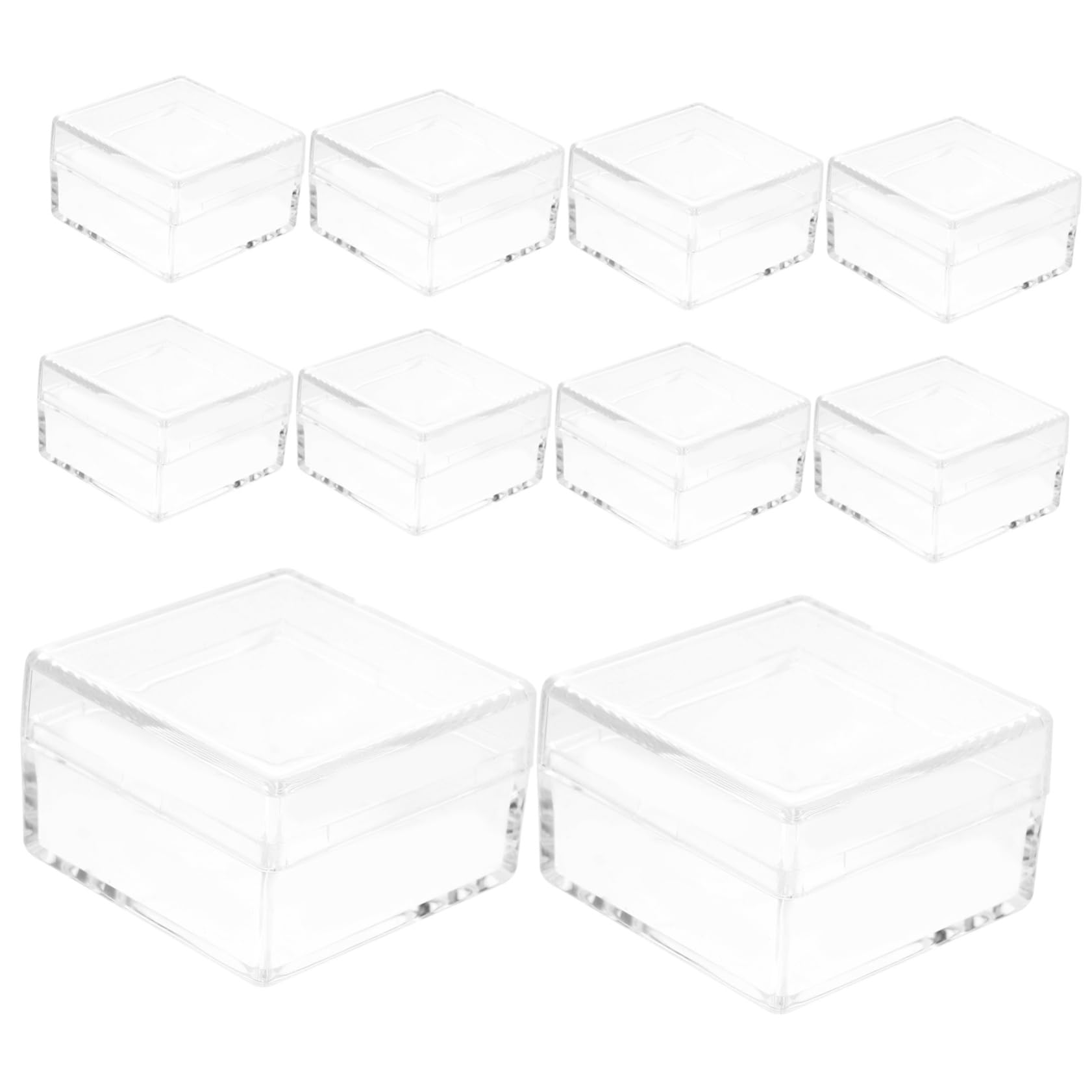 Amazon.com: LIFKOME 10pcs Boxes plastic containers Plastic Specimen ...