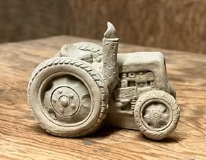 Amazon.com: Farm Style Tractor Statue Creative Decoration for Garden ...