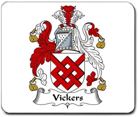 Amazon.com: Vickers Family Crest Coat of Arms Mouse Pad : Office Products