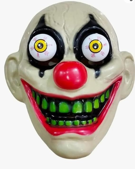 Buy GIRLYZ ATTIRE Horror Face Mask Scary Evil Clown Cosplay With ...