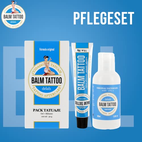 BALM TATTOO – Original Pack Balm Tattoo – Cream+Cleansing Gel for ...