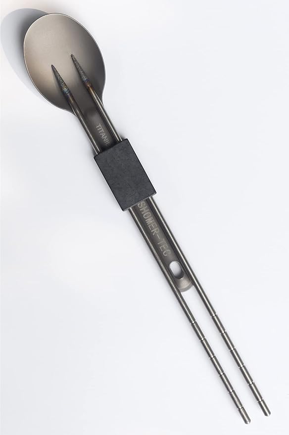 Amazon.com: Tactical Dining Set includes a titanium spoon and titanium ...