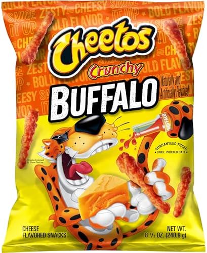 Amazon.com: Cheetos Crunchy Buffalo, 8.5oz
