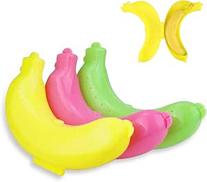 Amazon.com: DIBALIYI 3 Pack Banana Case, Banana Container Outdoor ...