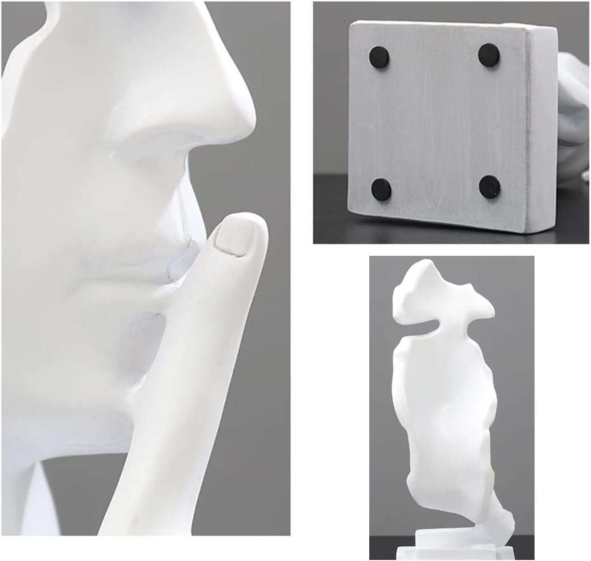 Yahu Lando Adornos de estatua de pensador, figura de arte abstracto de ...