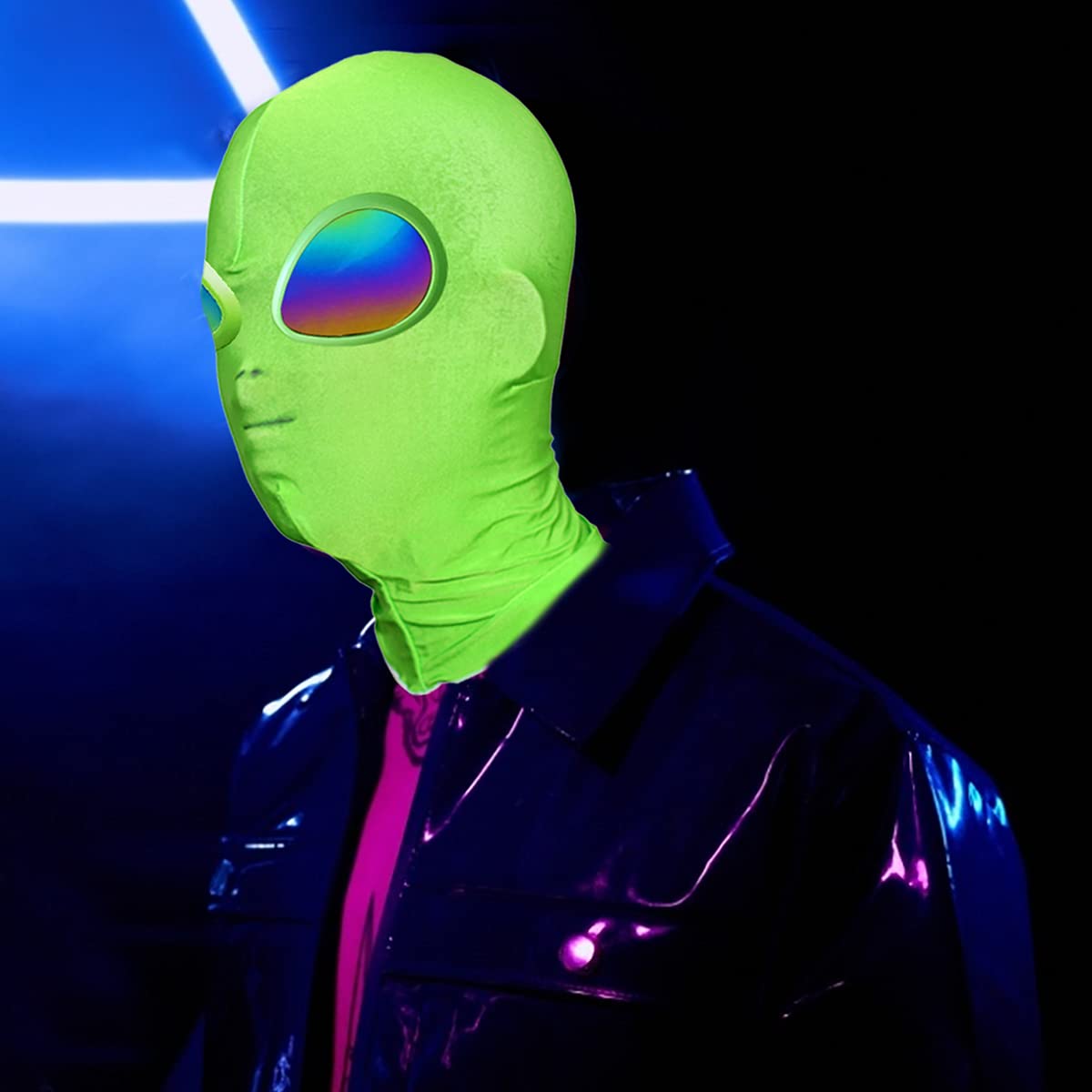 Snapklik.com : Realistic Alien Mask, Alien Face Mask Adult, Halloween ...