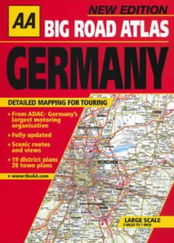 Big Road Atlas Germany (AA Big Road Atlas): Amazon.co.uk: World ...
