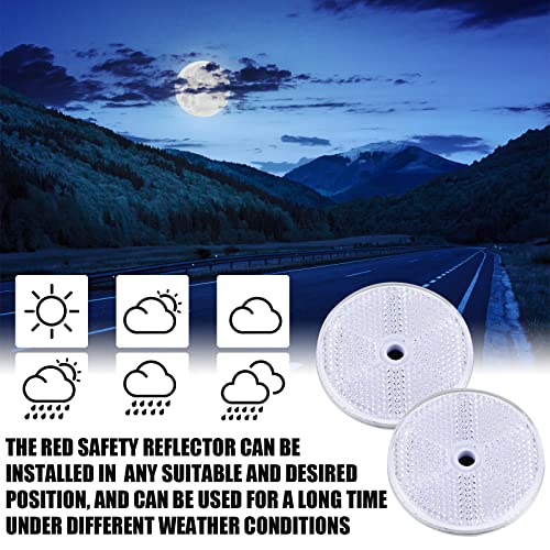 Snapklik.com : Kingdder 96 Pcs Front Reflector Round Reflector For ...