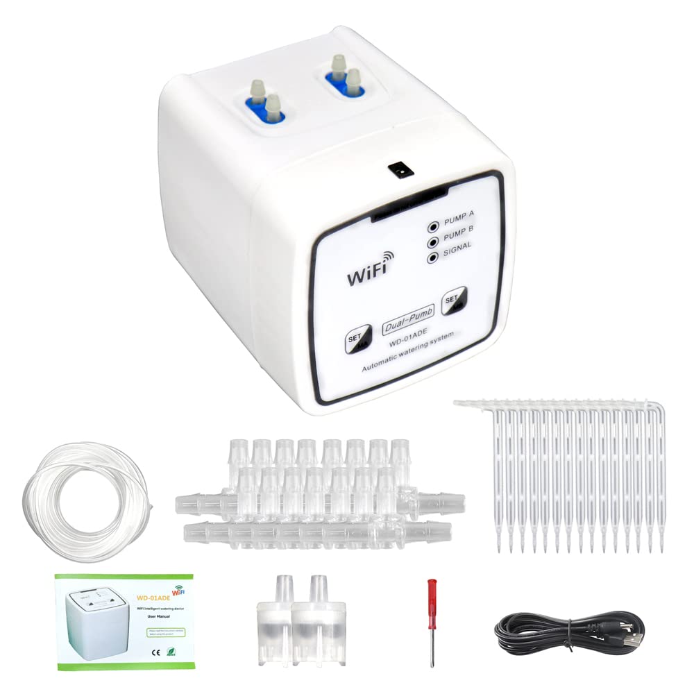 WiFi Intelligent Watering Device Double Pump Timed Automatic Drip ...