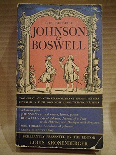 The Portable & Boswell: Kronenberger, Louis: Amazon.com: Books
