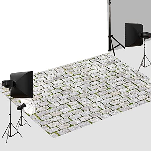Amazon.com : Kate 7x5ft/2.2x1.5m Stone Path Photography Floor Mat Brick ...