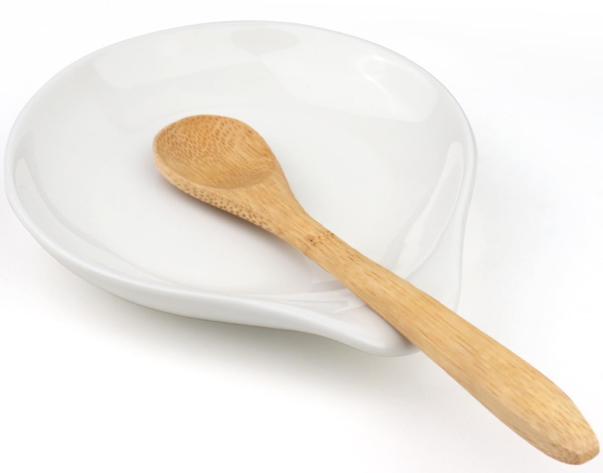 Amazon.com: VanlonPro Ceramic Spoon Rest, 5 Inch Spoon Holder for Stove ...