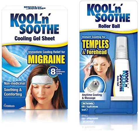 KOOL'n'Soothe Migraine & Roller Ball - Official Manufacturer Bundle ...