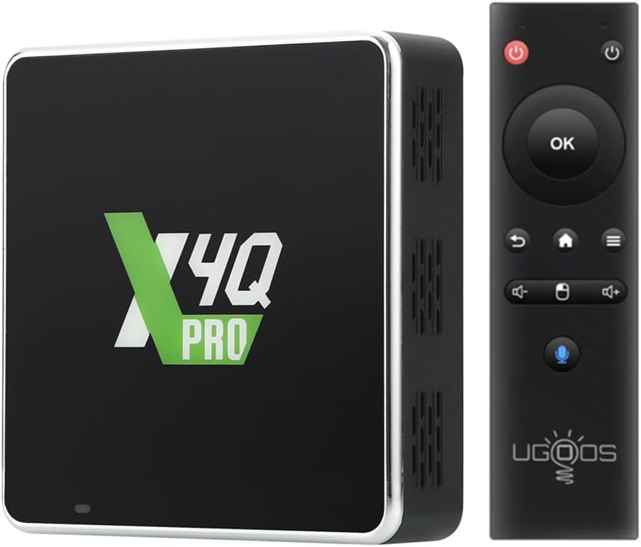 Amazon.com: Ugoos X4Q Pro TV Box Android 11.0 Amlogic S905X4 4GB RAM 32GB ROM 2.4G/ 5G Dual WiFi ...