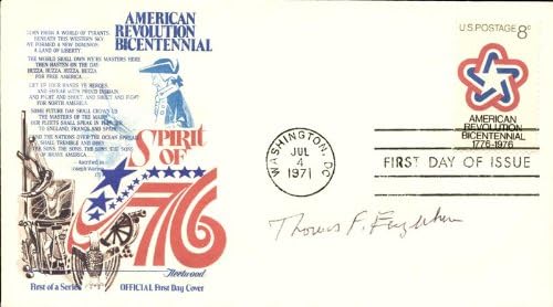Amazon.com: Thomas Eagleton - First Day Cover Signed : Collectibles ...