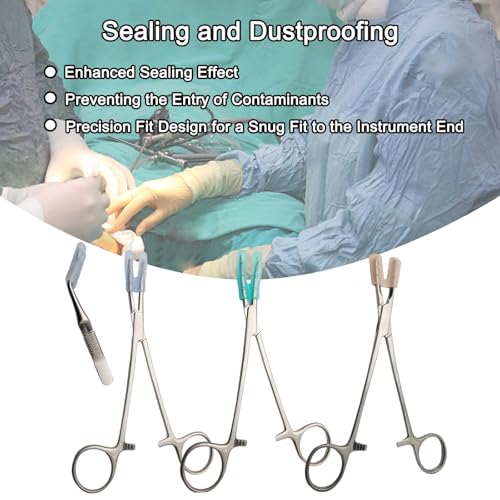 Snapklik.com : 100PCS Surgical Instruments Tip Protection Caps,Hemostat ...