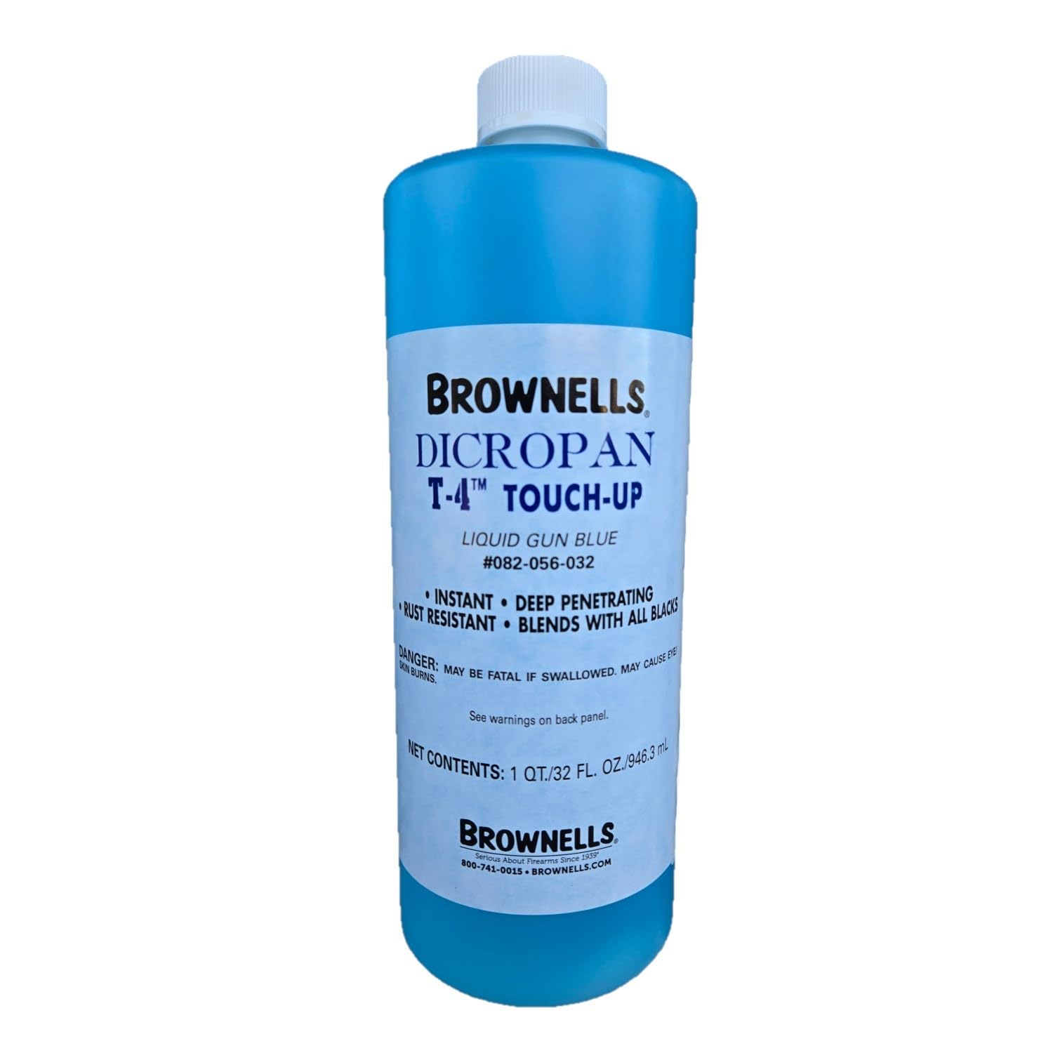 Amazon.com: Brownells Dicropan T-4 Touch-Up Liquid Gun Blue 32oz, Made ...