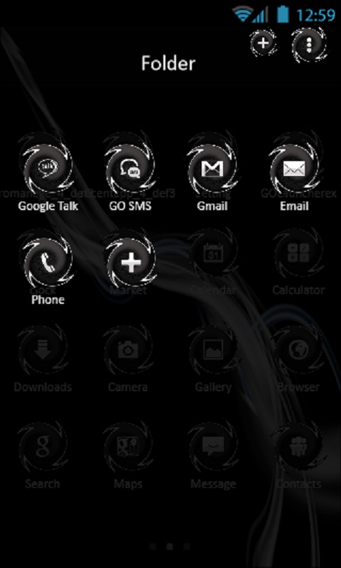 Black And White Android Themes