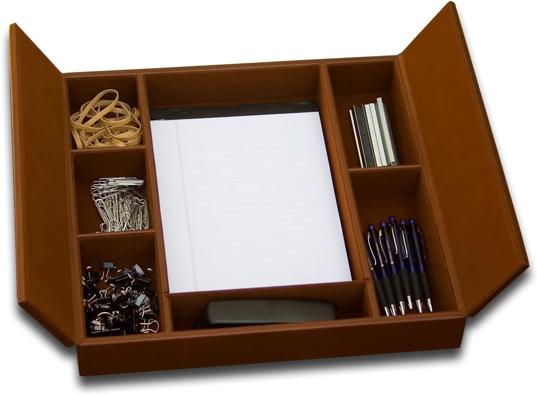 Amazon.com: Dacasso Classic Rustic Brown Leather Enhanced Conference ...