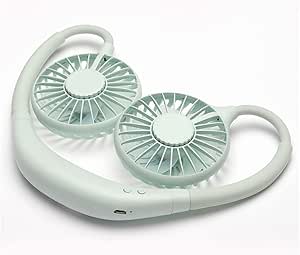 Amazon.com: SCDCWW Mini USB LED Fan Portable Neck Fan Small Hanging ...