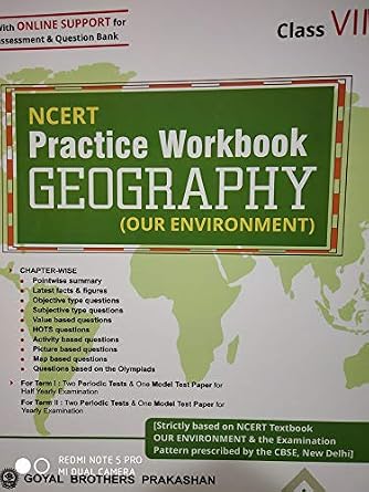 Ncert Practice Workbook Geography Our Environment Class VII (GOYAL ...